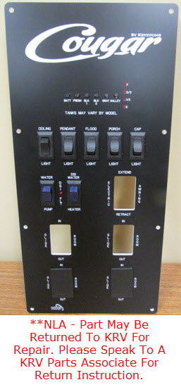 Trekwood RV Parts - Cougar / 2013 / Electrical / Monitor Panel