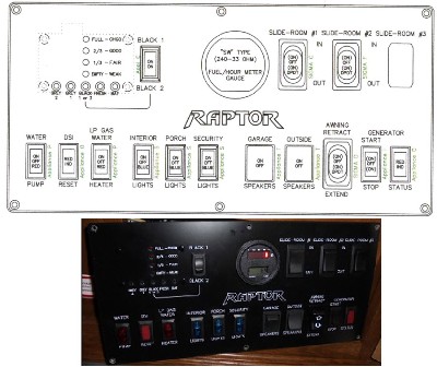 Trekwood RV Parts - Carbon / 2015 / Electrical / Monitor Panel